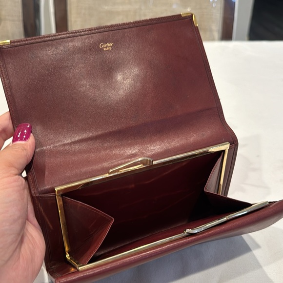 Cartier | Bags | Rare Authentic Cartier Compactkisslock Wallet | Poshmark